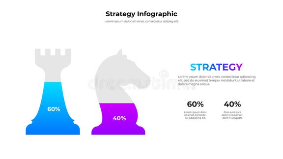 Modern Infographic Strategic Data Distribution Using Chess Pieces ...