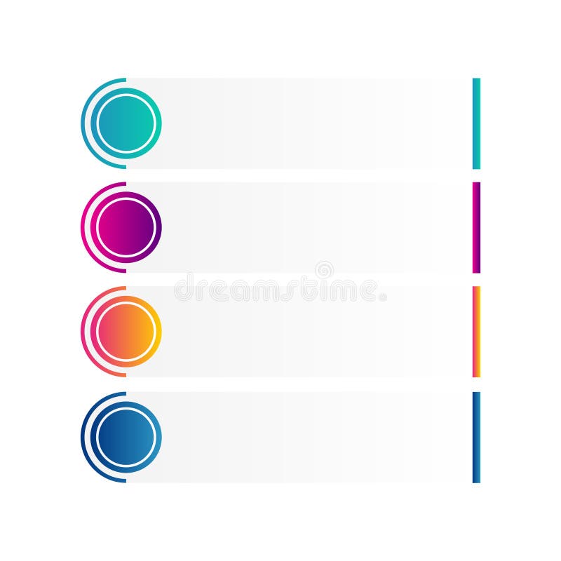 Modern Infographic Table stock vector. Illustration of diagram - 332988751