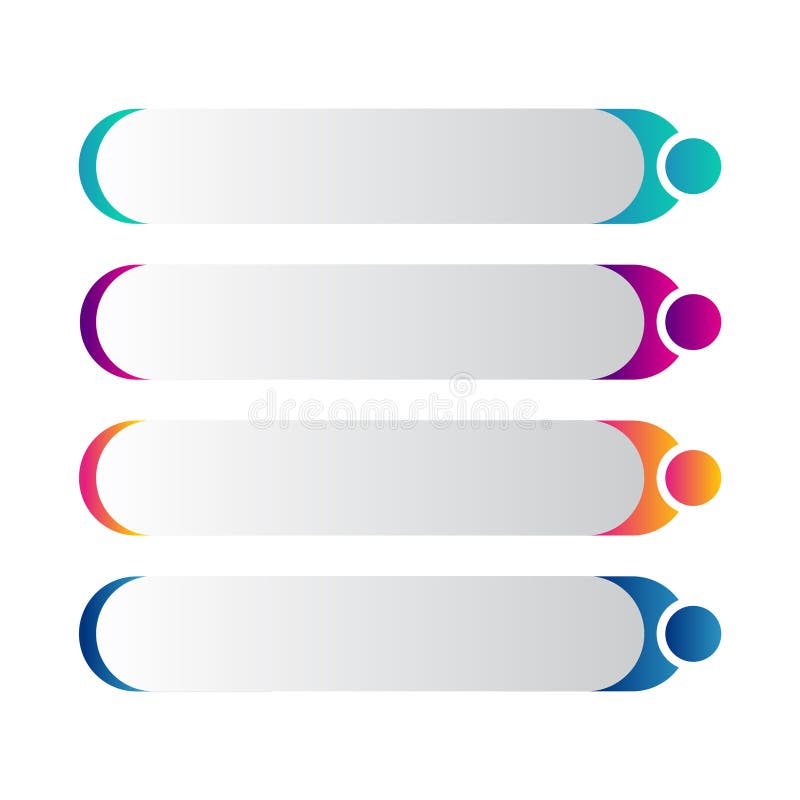 Modern Infographic Table stock vector. Illustration of graphic - 332988976