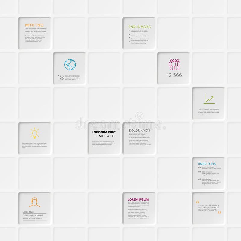 Minimalist Multipurpose Infographic Template Design Layout with Data ...