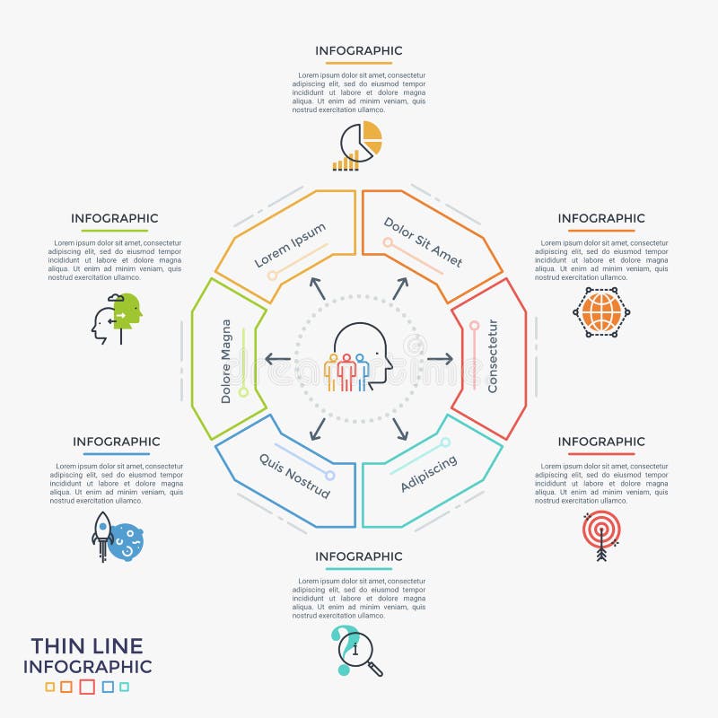 Modern Infographic Template Stock Vector - Illustration of polygonal ...
