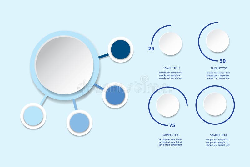Modern Infographic Vector As Performance Presentation Stock Vector ...