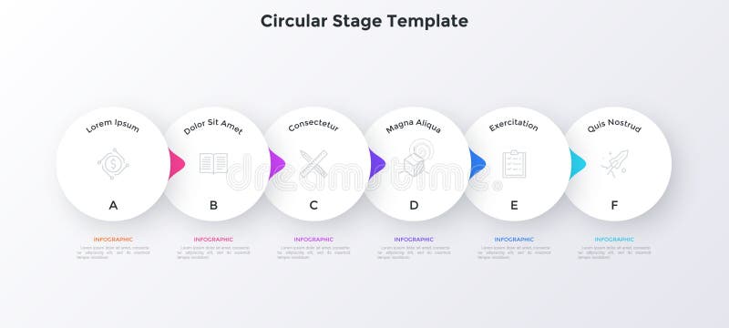 Modern Infographic Vector Banner Stock Vector - Illustration of flow ...