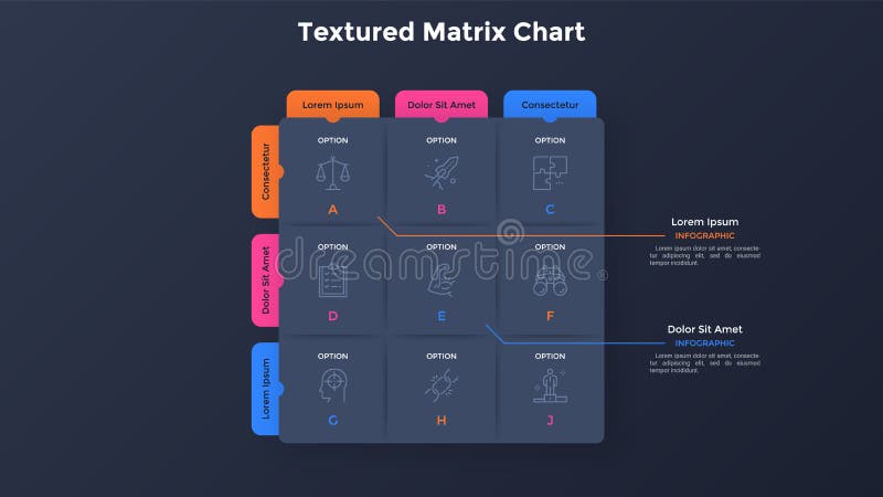 Textured Matrix Chart Square Cells Stock Illustrations – 4 Textured ...