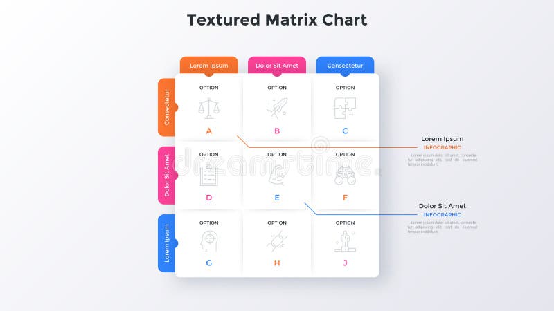 Textured Matrix Chart Square Cells Stock Illustrations – 4 Textured ...