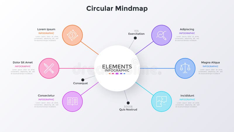 Modern Infographic Vector Banner Stock Vector - Illustration of chart ...
