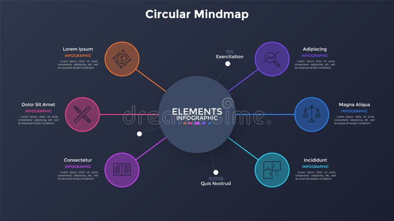 Modern Infographic Vector Banner Stock Vector - Illustration of ...