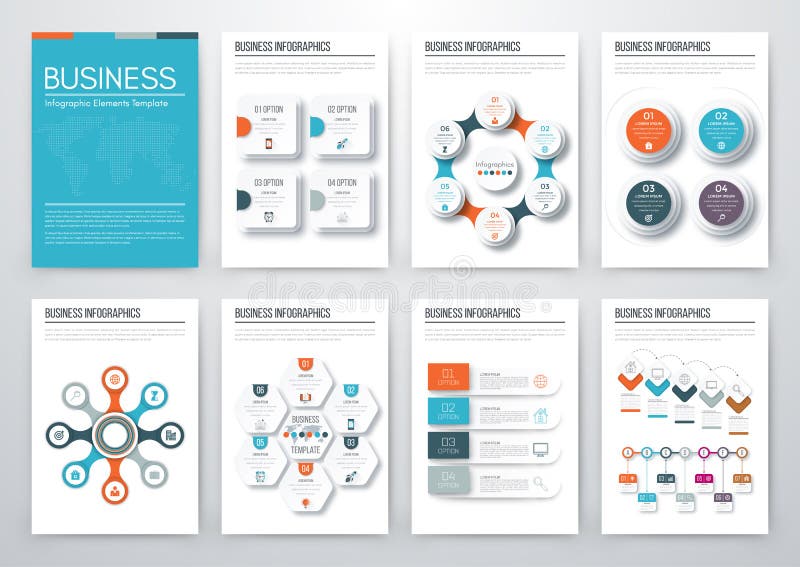 Modern Infographic Vector Concept Stock Vector - Illustration of cover ...