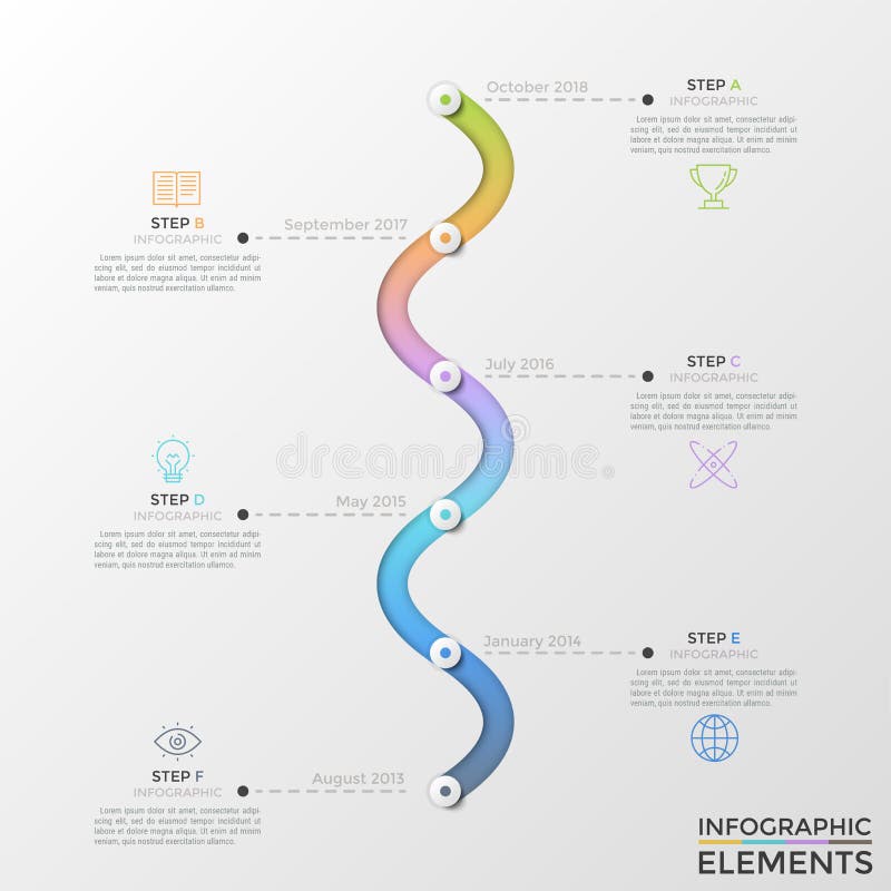 Wavy Timeline Stock Illustrations – 91 Wavy Timeline Stock ...