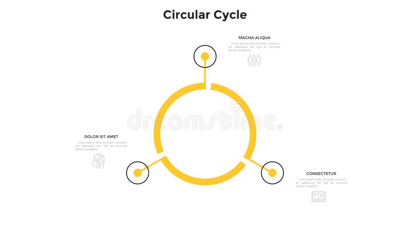 Modern Infographic Vector Template Stock Vector - Illustration of ...