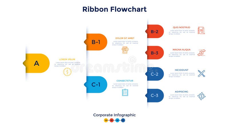 Modern Infographic Vector Template Stock Vector - Illustration of ...