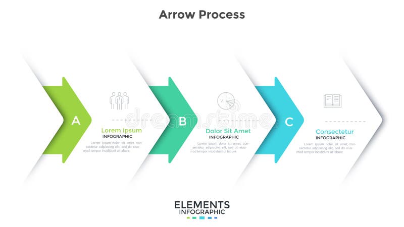 Modern Infographic Vector Template Stock Vector - Illustration of ...