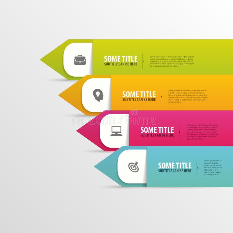 Modern Infographics Element Template. Vector Stock Vector ...