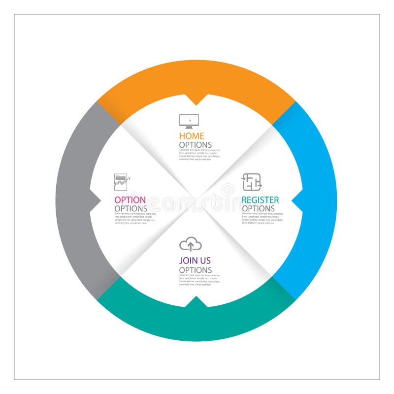 Modern Infographics Options Banner. Vector. Stock Vector - Illustration ...