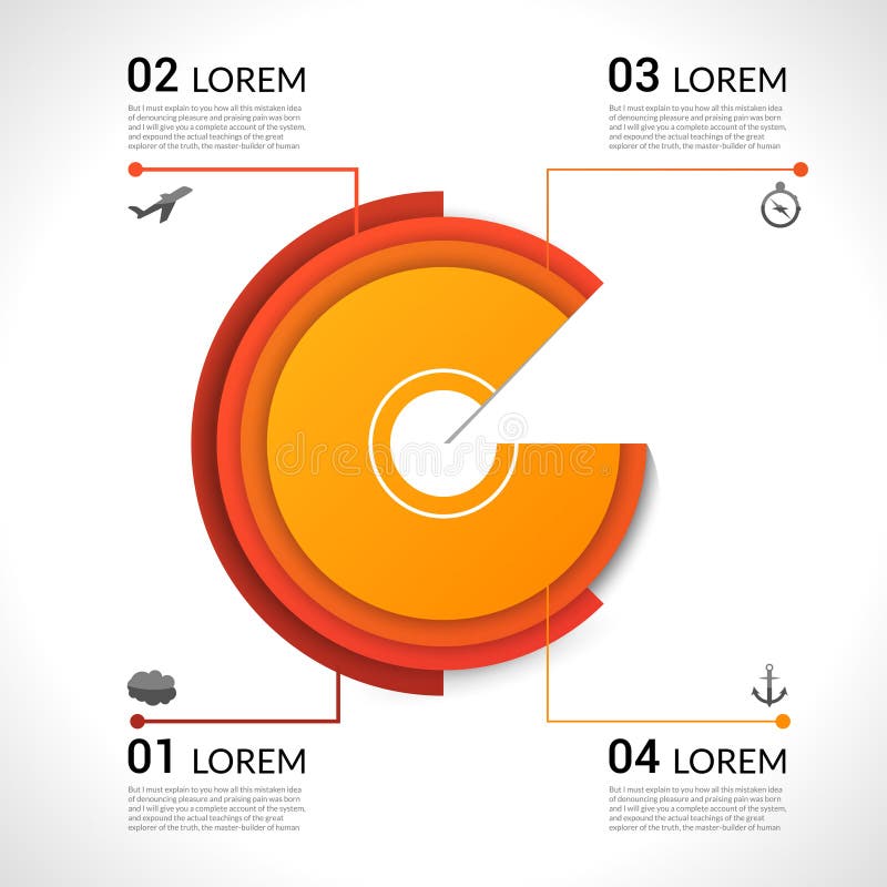 Modern Infographics Pie Chart for Web, Banners, Mobile Applications ...