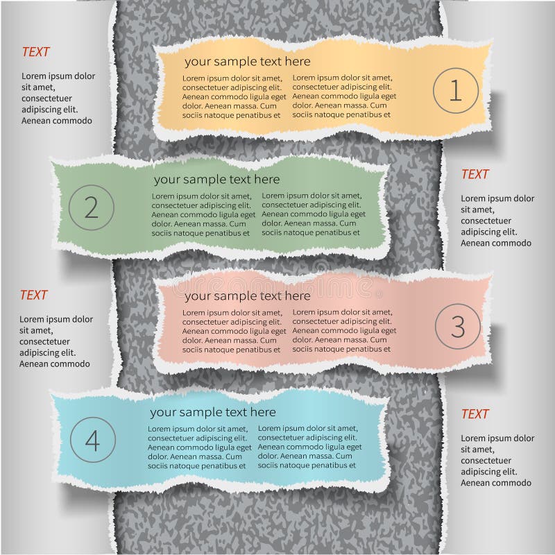 Modern Infographics Template Stock Vector - Illustration of origami ...
