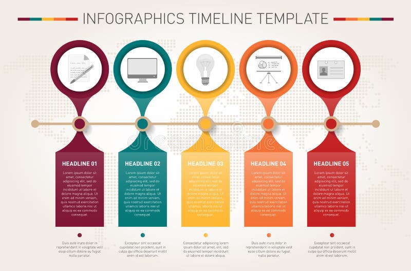 Modern Infographics Timeline Template Stock Vector - Illustration of ...