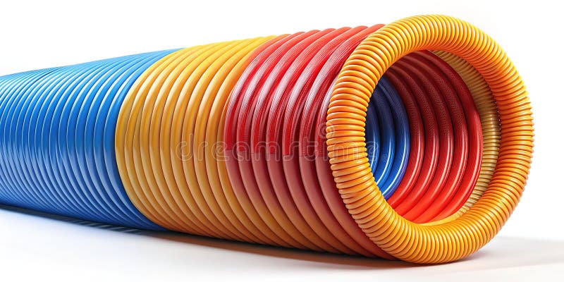 Efficient Underground Cable Conduit Systems Coiled Pipes Plastic ...
