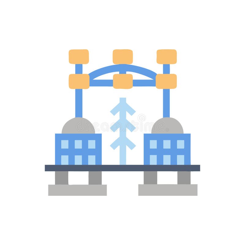 Modern Infrastructure Logo Design Stock Illustration - Illustration of ...