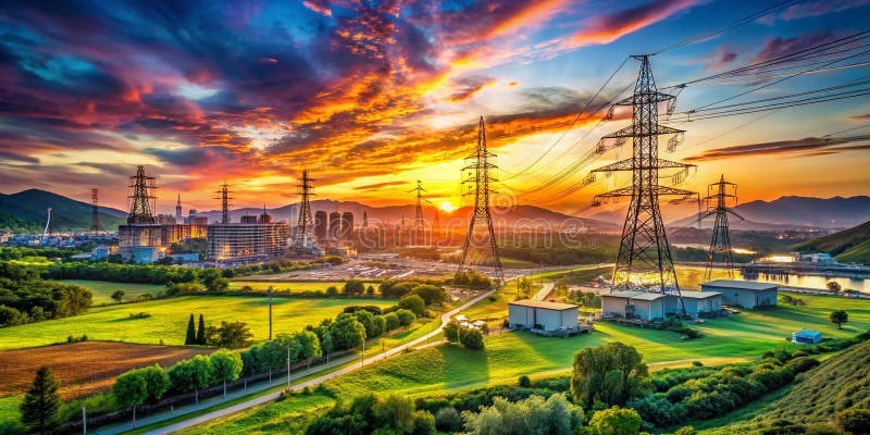 Modern Infrastructure and Natural Environments a Stunning Visual ...