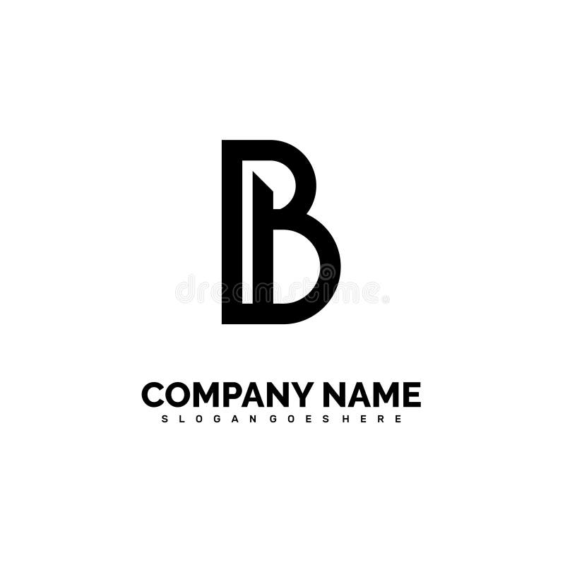 Modern Initial BB Logo Letter Simple and Creative Design Concept Stock ...
