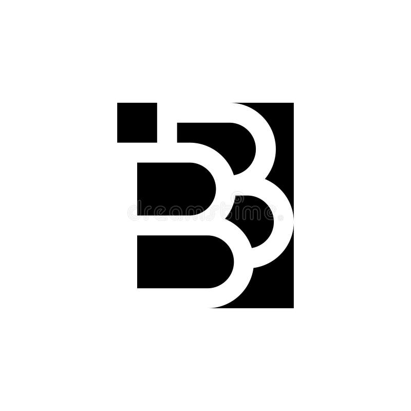 Minimalist Bb Initial Letters Logo Monogram Stock Illustrations – 149 ...