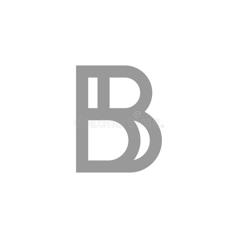 Modern Initial BB Logo Letter Simple and Creative Design Concept Stock ...