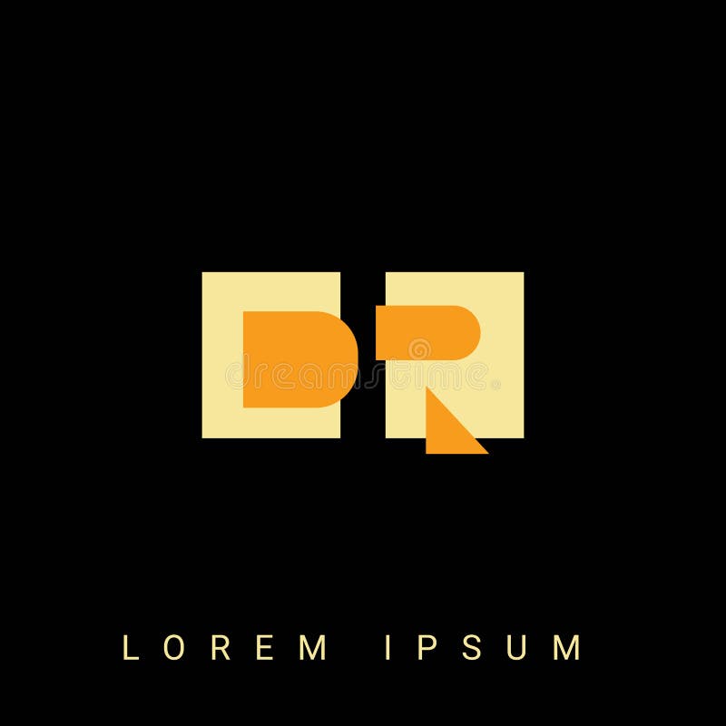 Modern Creative Shaped DR, RD D, R Logo. Initial Logo Designs Templete ...