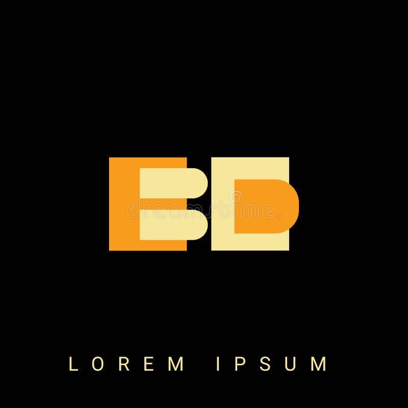 Modern Creative Shaped BD, DB B, D Logo. Initial Logo Designs Templete ...