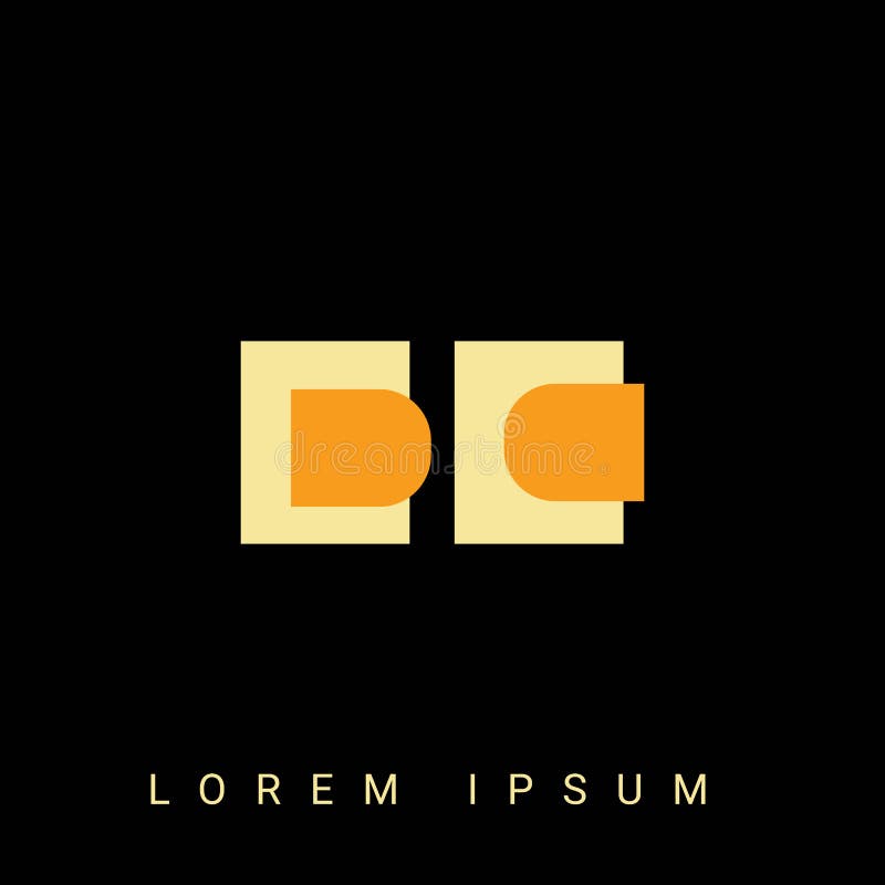 Modern Creative Shaped DC, CD, D, C Logo. Initial Logo Designs Templete ...