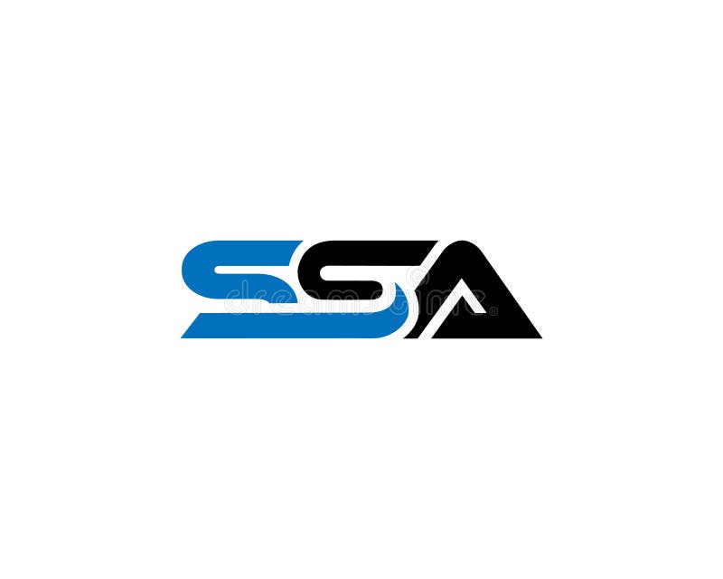 Modern Initial SSA Logo Design Stock Vector - Illustration of number ... Modern Initial SSA Logo Design Stock Vector - Illustration of number ...