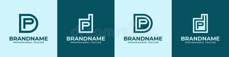Modern Initials DP Logo, Suitable for Business with DP or PD Initials ...