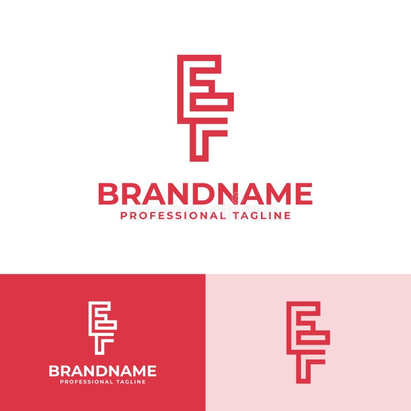 Modern Initials EF Logo, Suitable for Business with EF or FE Initials ...