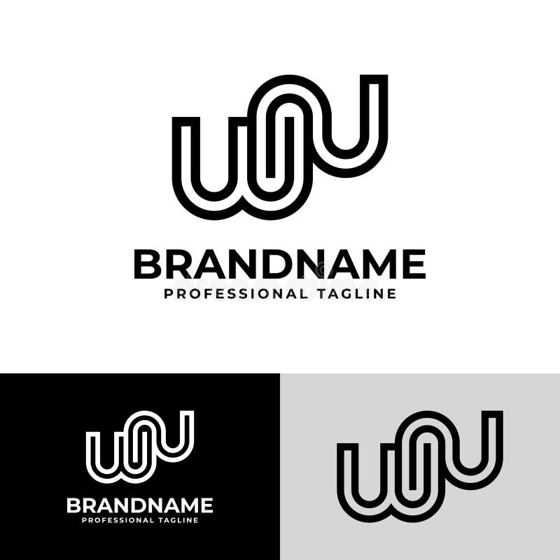 Modern Initials WN Logo, Suitable for Business with WN or NW Initials ...
