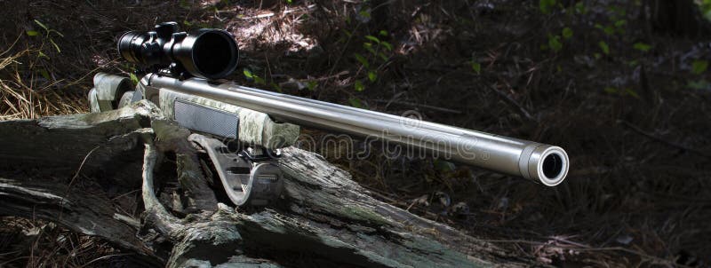 Modern Muzzleloader for Hunting Stock Photo - Image of killing, muzzle ...