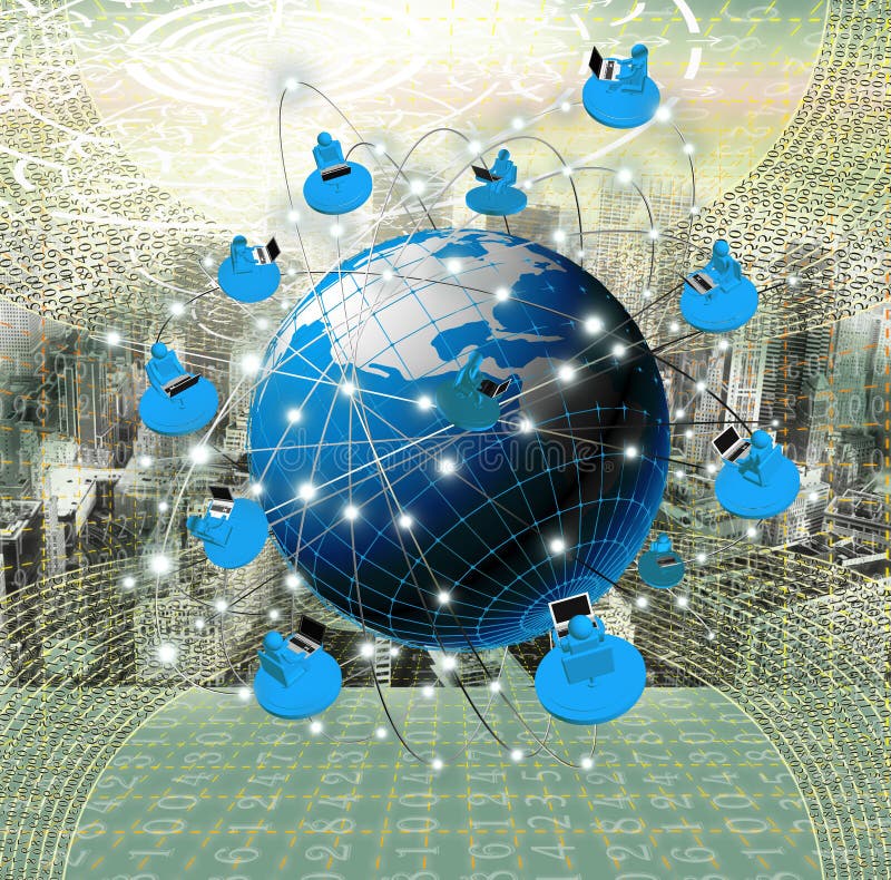 Modern Innovation Compiting Technology Stock Illustration ...