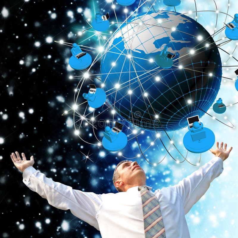 Modern Innovation Compiting Technology Stock Image - Image of internet ...