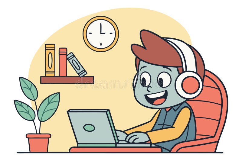 Modern Instructor Character Teaching in School College or Training ...