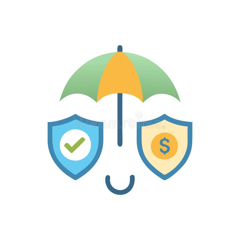 Modern Insurance Logo Design Stock Image - Illustration of contract ...