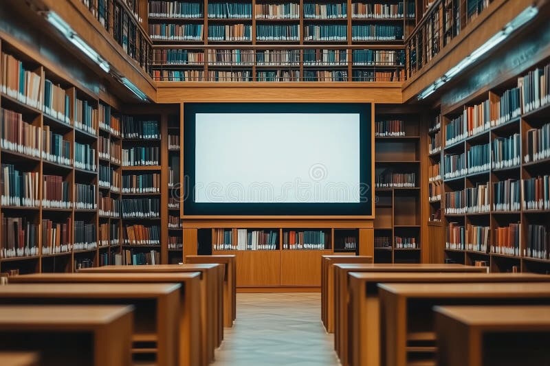 Modern Interactive Screen Setup in a Library Promoting Technology and ...