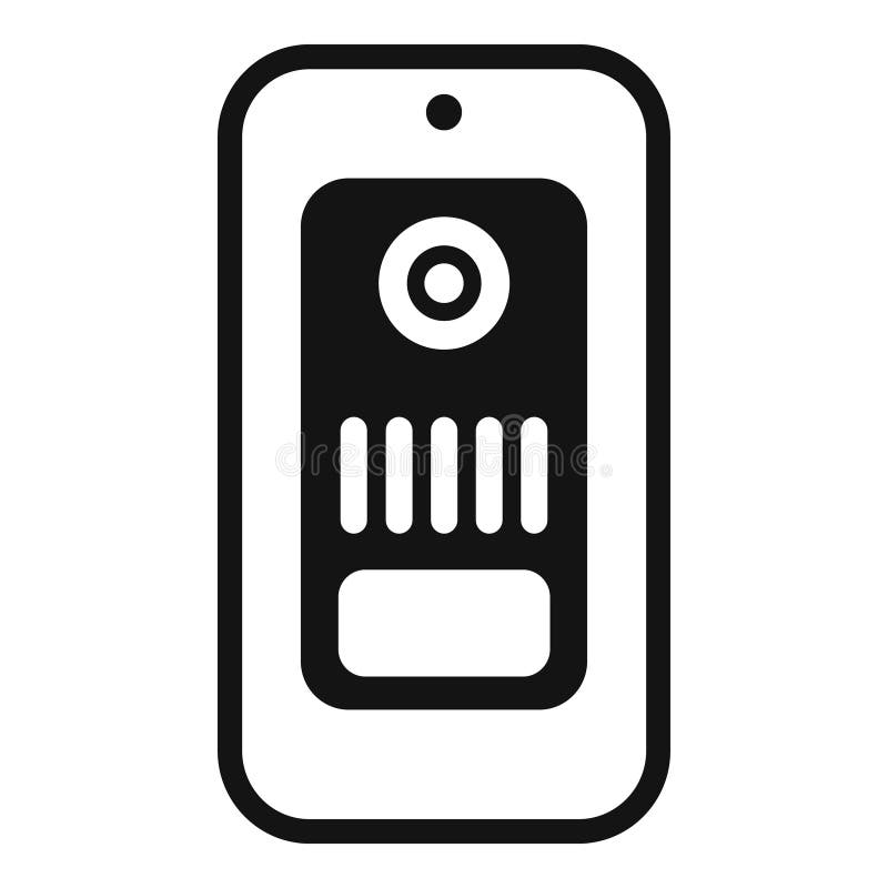 Modern Intercom System Displaying Access Control Buttons Stock ...