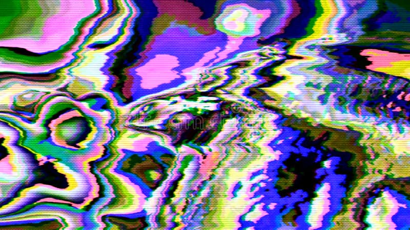 Modern Interference Imitation Neon Sci-fi Holographic Background. Stock ...