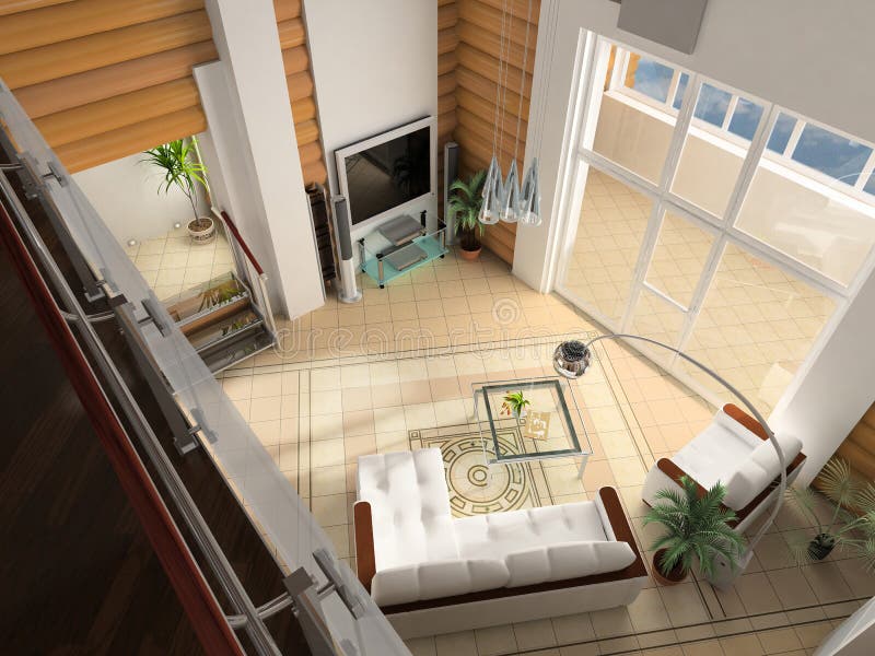 Model House Interior stock image. Image of home, room - 7929263