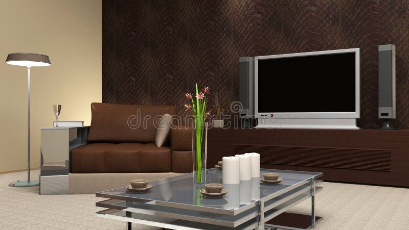 Interior Design stock image. Image of cushion, chair, idea - 646941