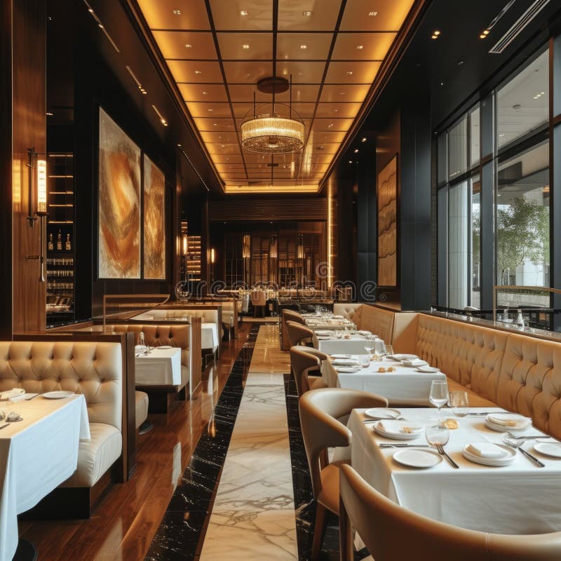 Modern Interior Aesthetics Blend Seamlessly with Delectable Dishes ...