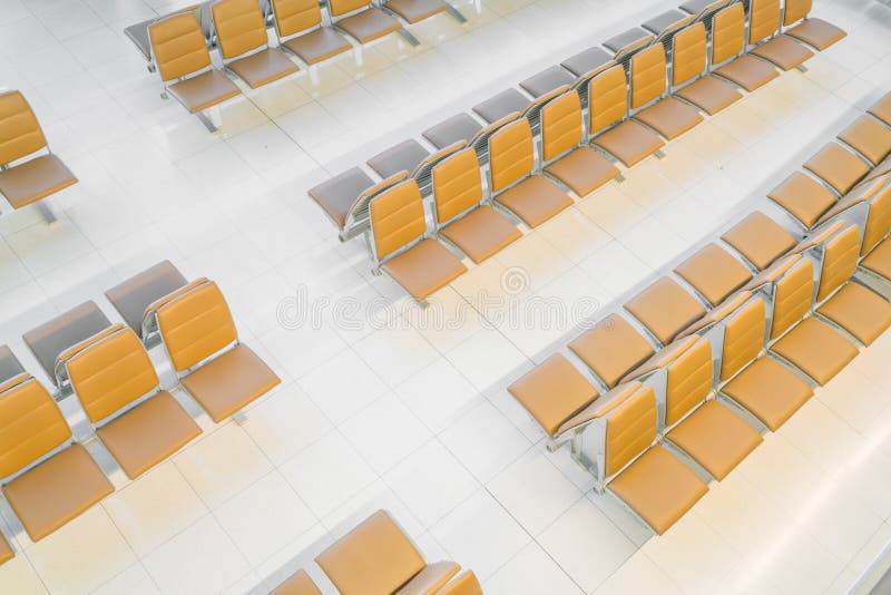 Modern Interior of Airport Waiting Hall . Stock Photo - Image of ...