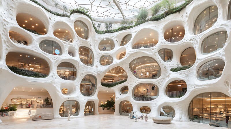 Modern Interior Architectural Design with Organic and Unique Features ...