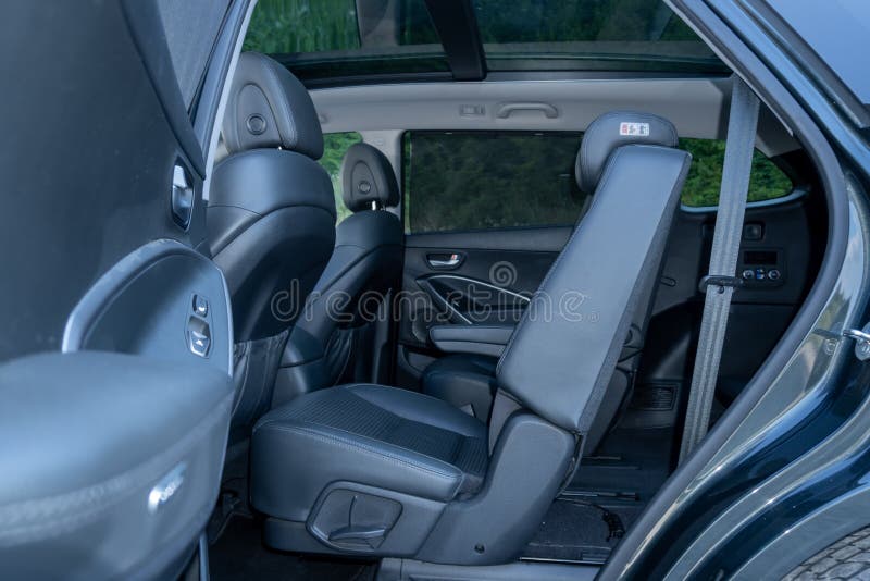 Modern Interior of an Automobile Stock Photo - Image of concept, seats ...