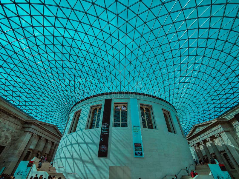 Modern Interior of the British Museum in London Editorial Image - Image ...