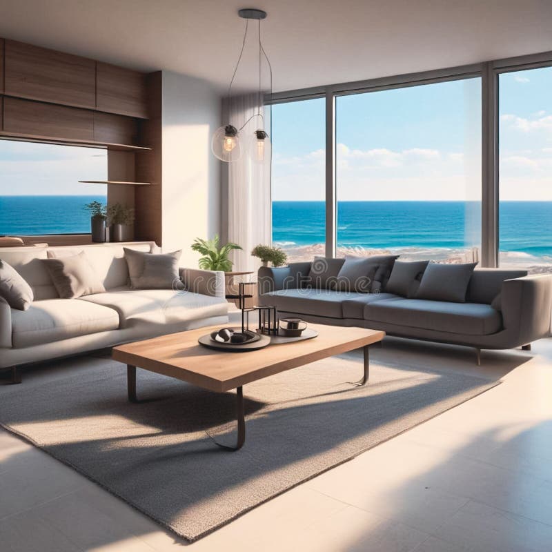 Modern Interior in a Chic House. Virtual Reality Has Completely ...